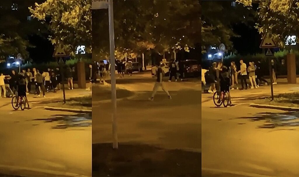 Bursa’da ‘kız’ meselesi yüzünden çıkan meydan muharebesi kameralarda ... Bursa’da ‘kız’ meselesi yüzünden çıkan meydan muharebesi kameralarda ...