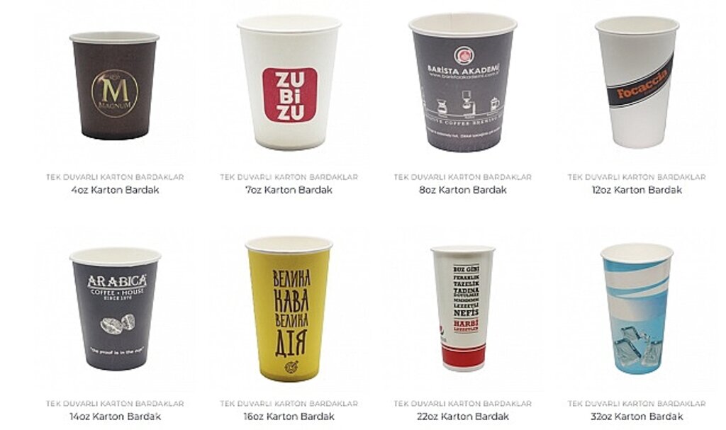 Firmanıza Özel Karton Bardak Seçenekleri Mottocup’ta - EKONOMİ - Samsun ...