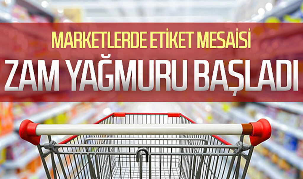 Asgari ücret zammı sonrası marketlerde etiket mesaisi - EKONOMİ ... Asgari ücret zammı sonrası marketlerde etiket mesaisi - EKONOMİ ...